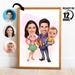 Custom Family Cartoon Portrait, Custom Family Portrait, Personalized ...
