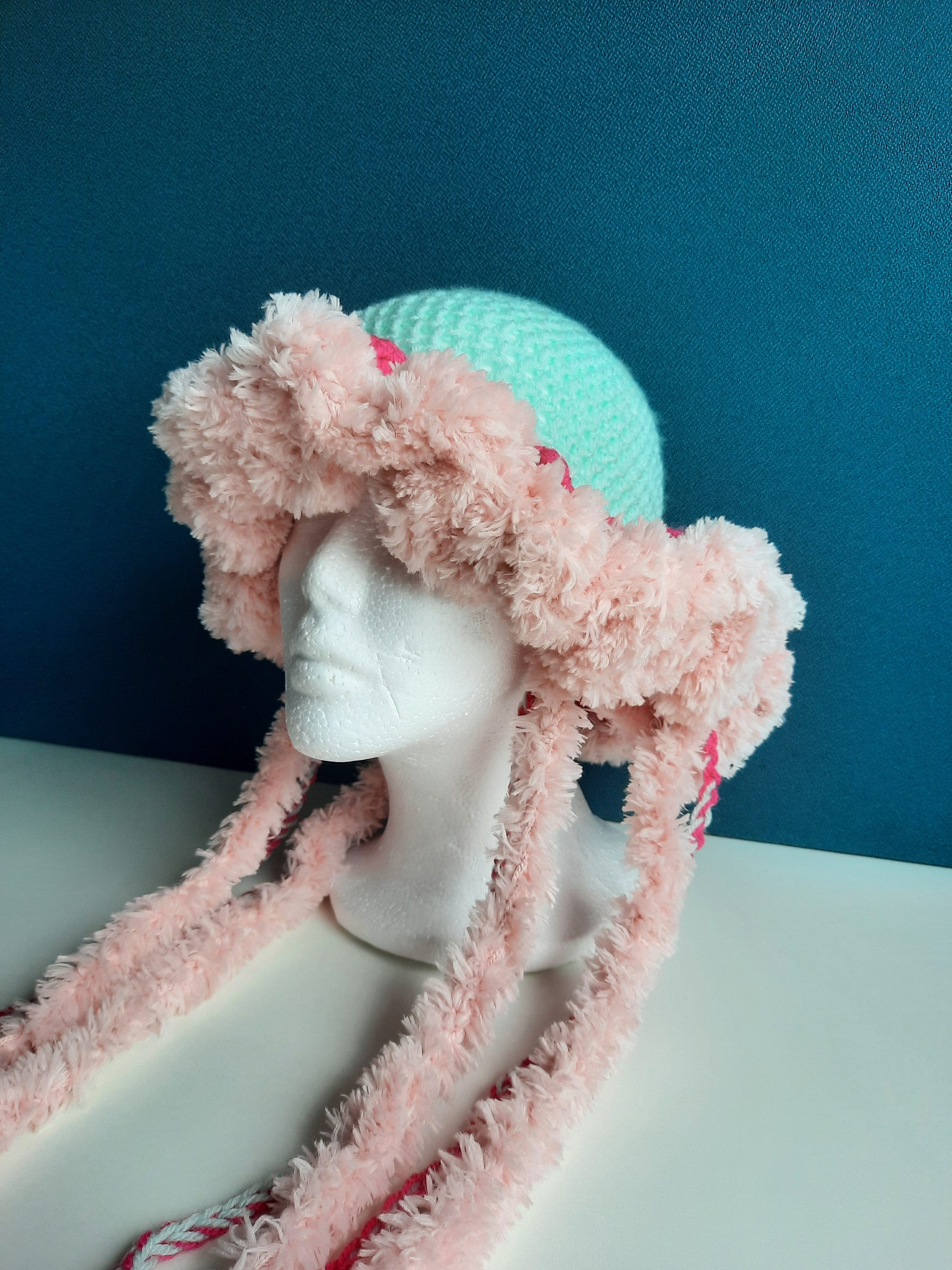 Jellyfish Ruffle Hat - Etsy