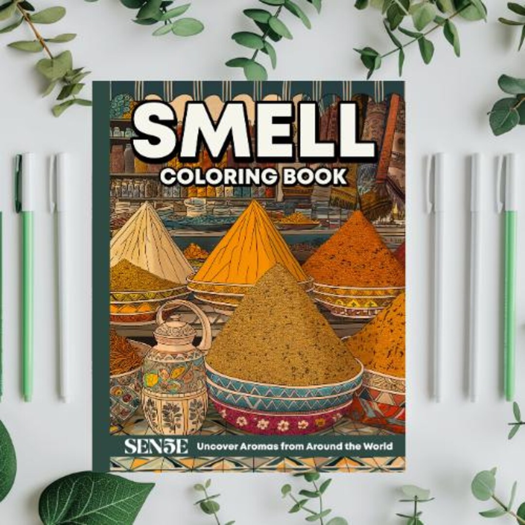 SMELL Coloring Book: Uncover Aromas From Around the World - Etsy