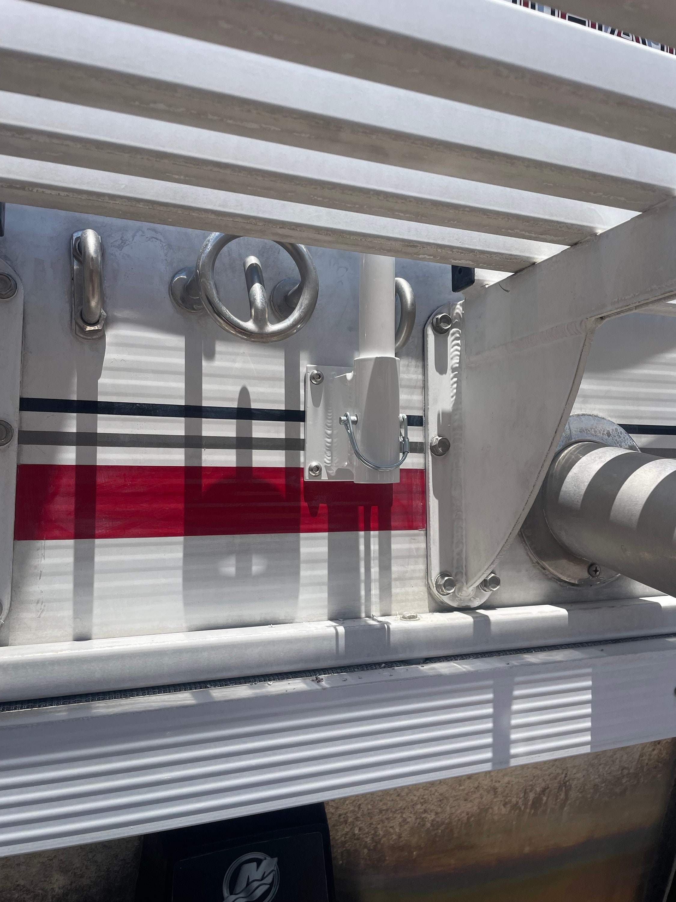 Boat Flagpole and Above Transom Mount Straight - Etsy