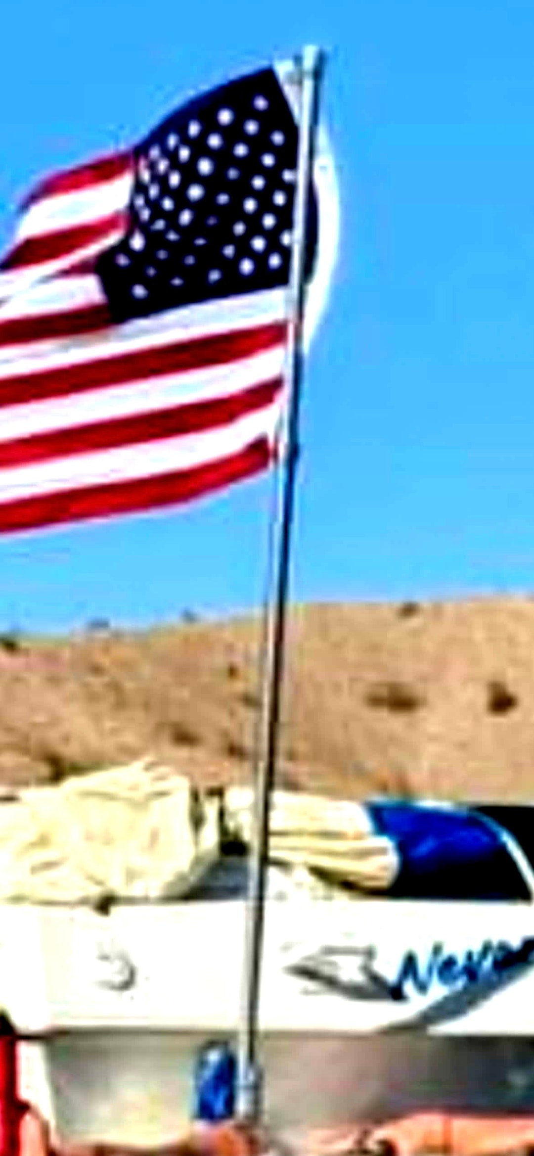 Boat Flagpole and Transom Mount for 3/8” U-bolt “speed Boats” - Etsy