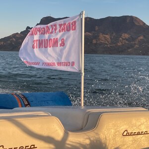 Boat Flagpole and Transom Mount for 1/2” U-bolt “speed Boats” - Etsy