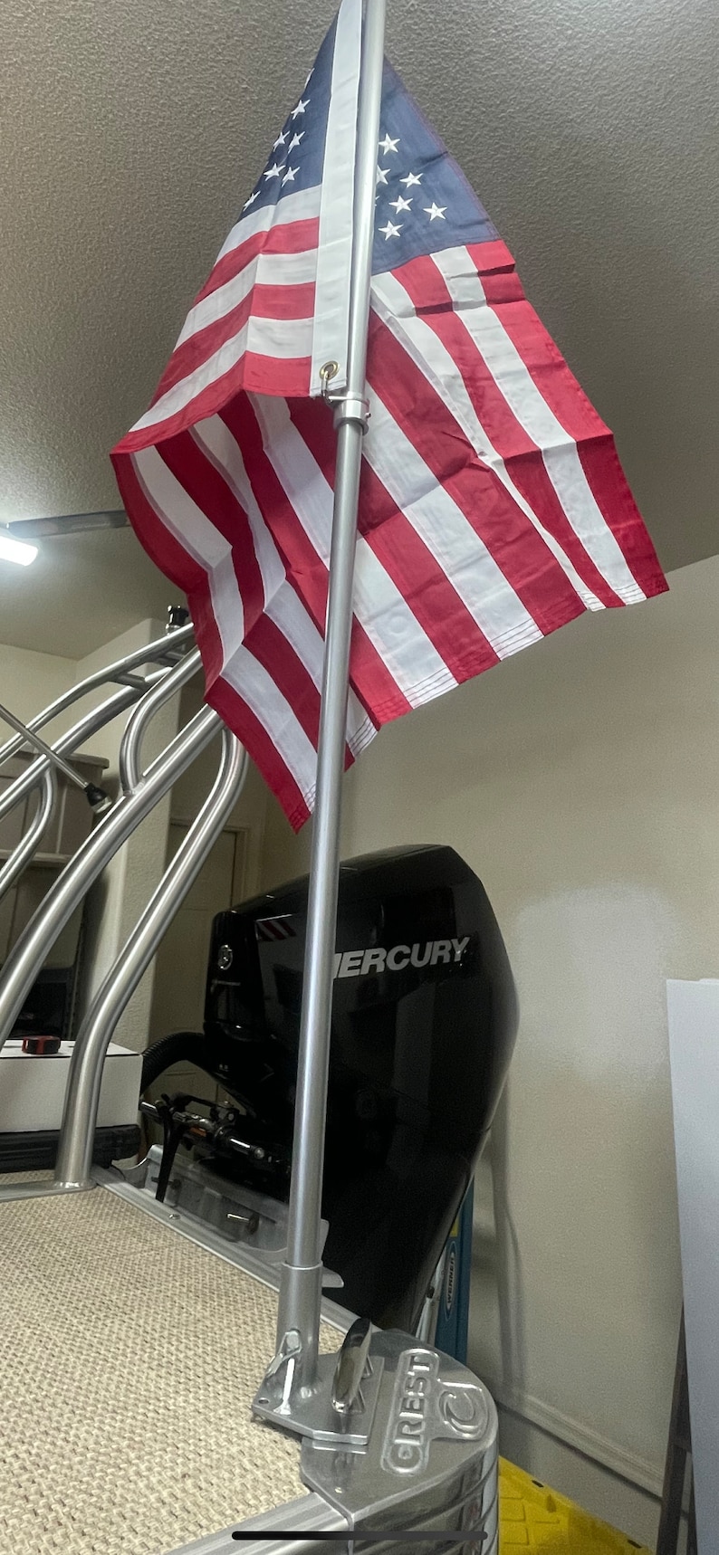 Boat Flagpole and Mount for T Style Dock Cleat - Etsy