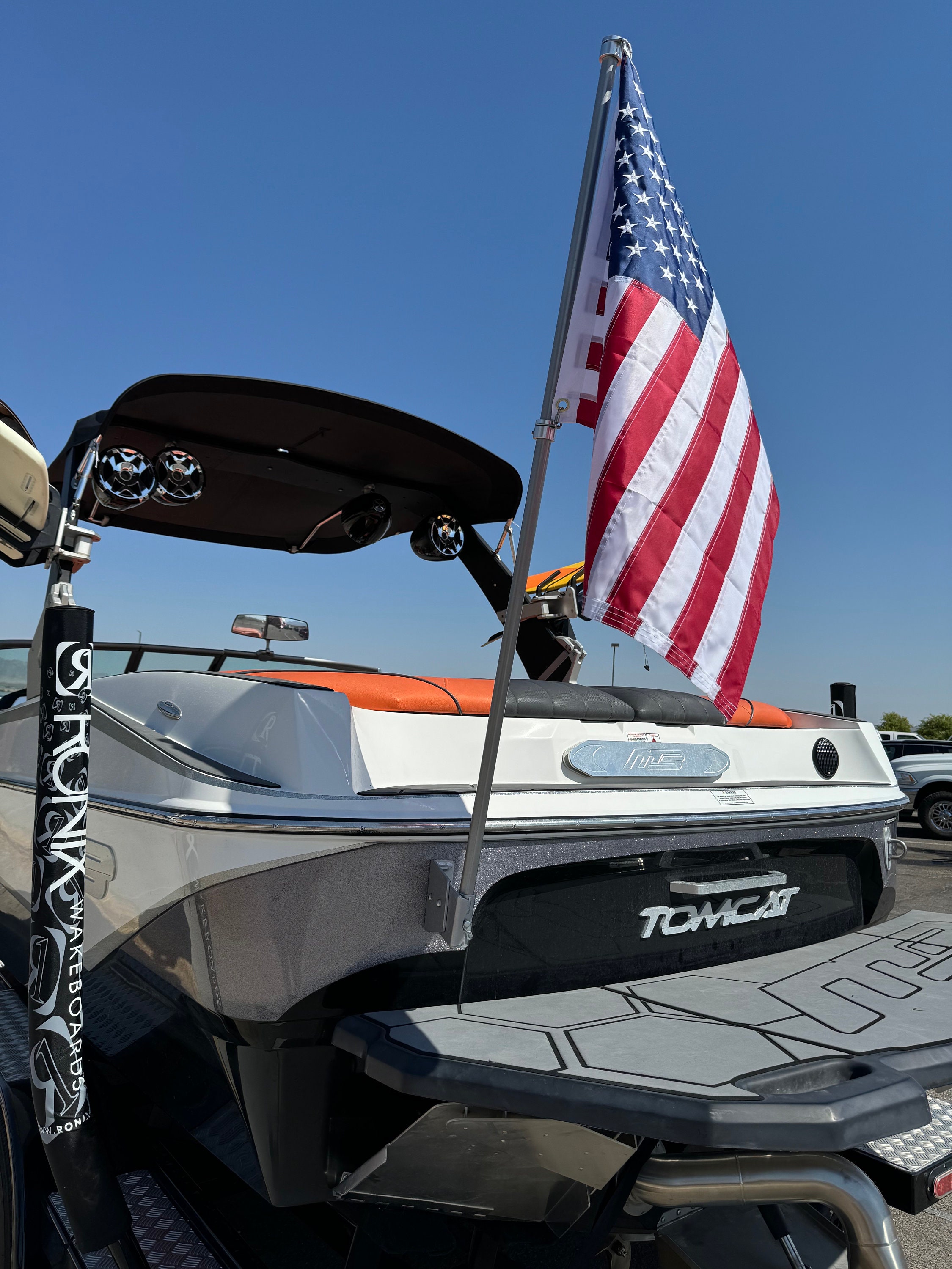 Boat Flagpole and Transom Mount for 1/2” U-bolt “speed Boats” - Etsy