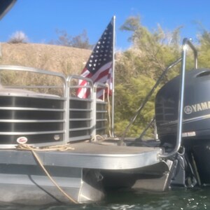 Boat Flagpole and Mount for 6” Folding Dock Cleat - Etsy