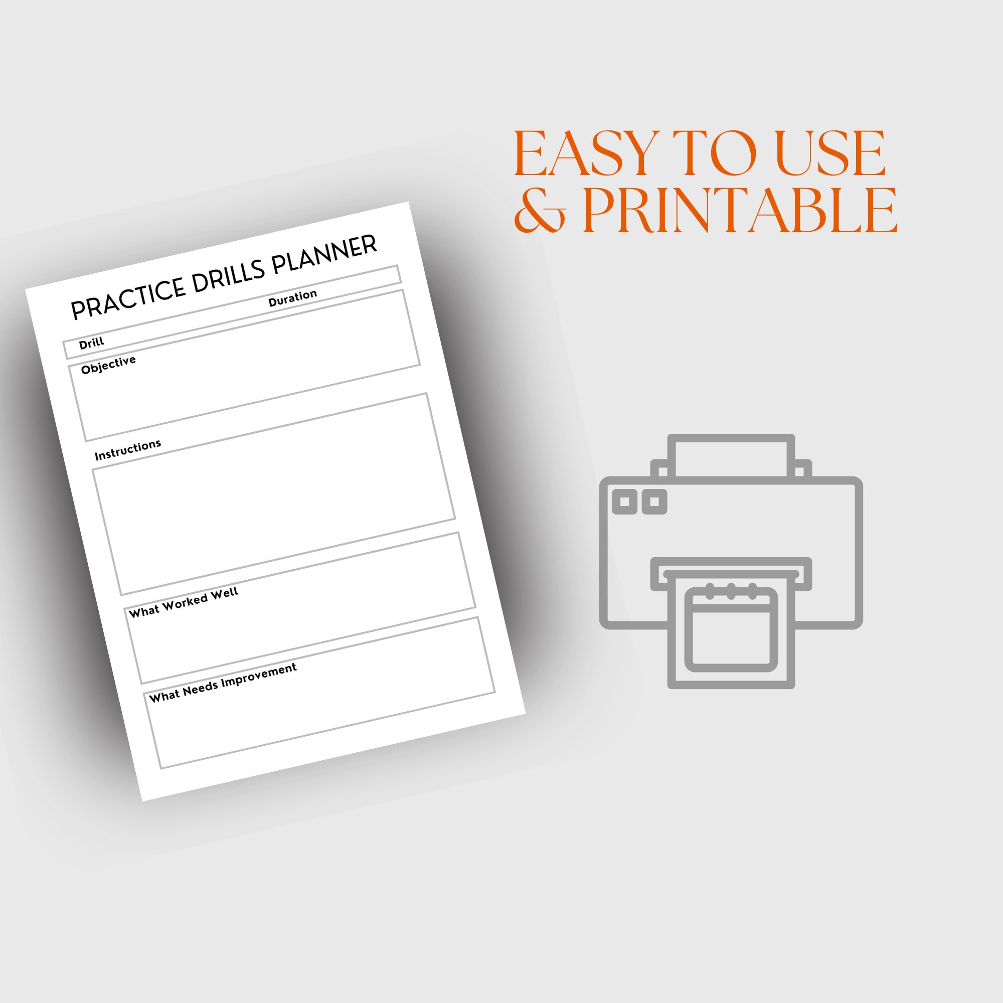 Volleyball Printable | Volleyball Practice Plan | Volleyball Formations ...