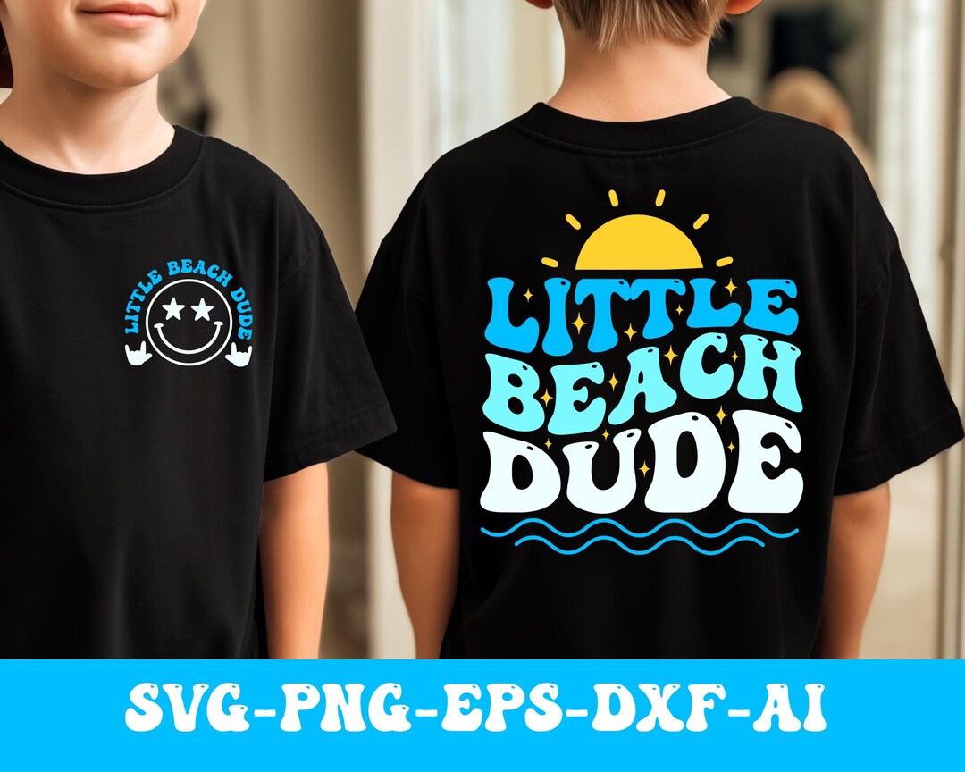 Little Beach Dude Svg Png, Kids Summer Svg, Summer Onesie Svg, Summer ...