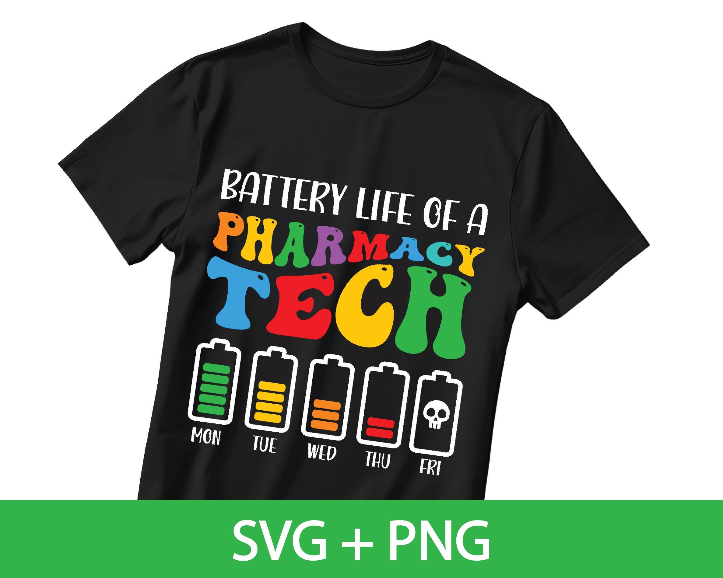 Battery Life of a Pharmacy Teach Svg Png, Pharmacy Technician Png ...