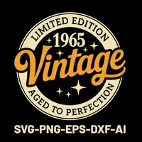 1956 Limited Edition Birthday SVG PNG: 68th Birthday Cut Files - Etsy