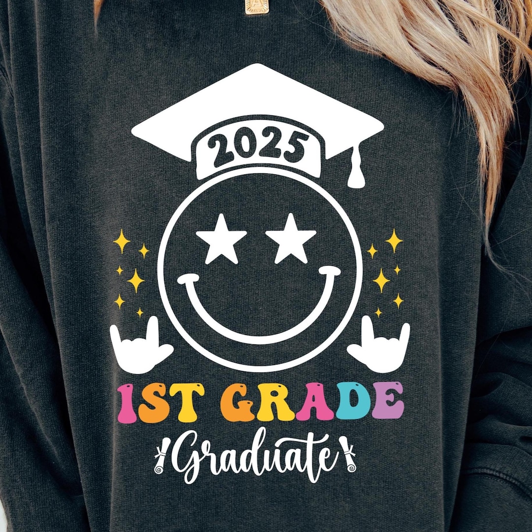 2025 1st Grade Graduate Svg Png, First Grade Grad Svg Png, 1st Grade ...