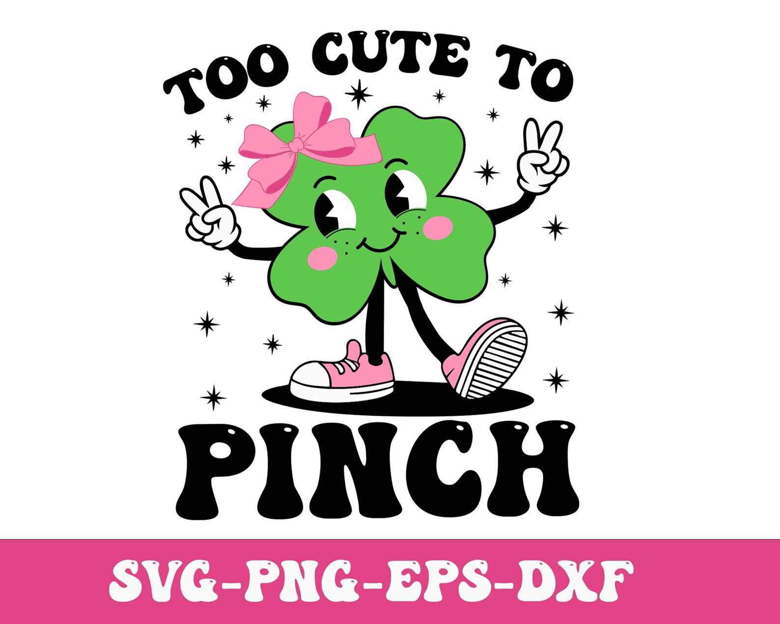 Too Cute to Pinch Svg Png, St Patrick Day 2025 Svg Png, Saint Patrick ...