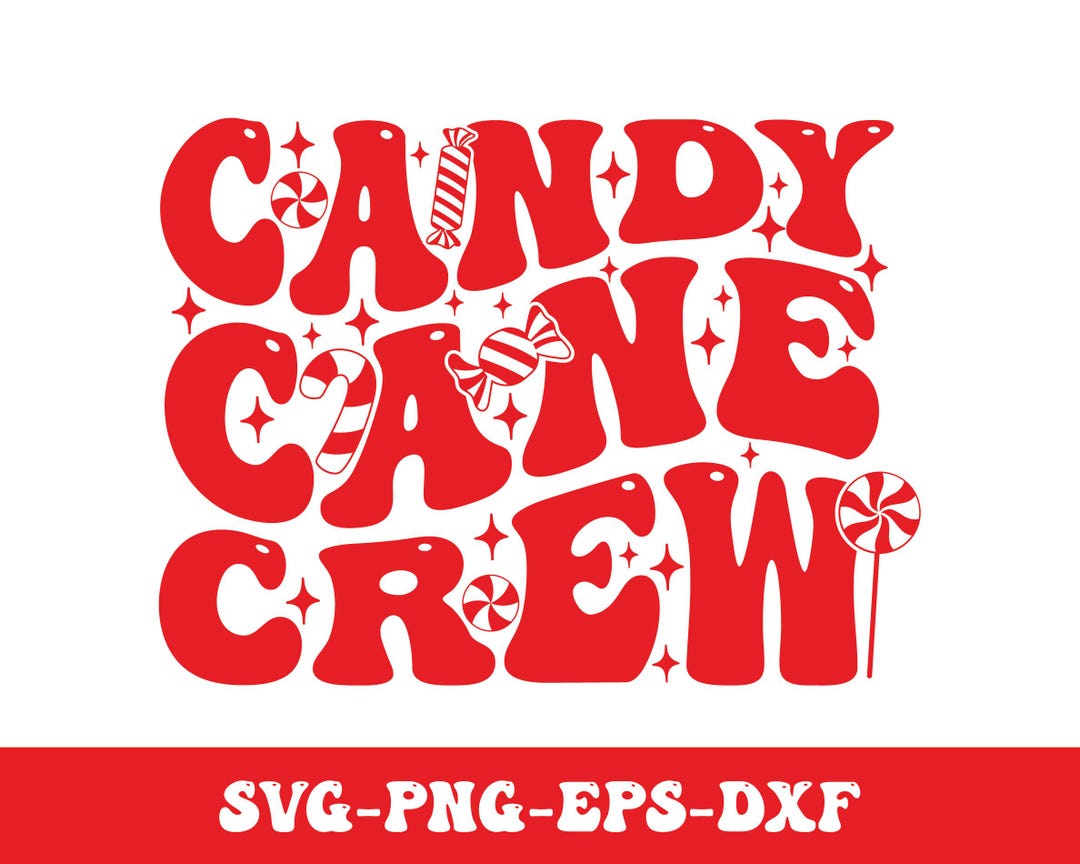 Candy Cane Crew SVG, Merry Christmas SVG, Christmas Svg, Candy Cane Svg ...