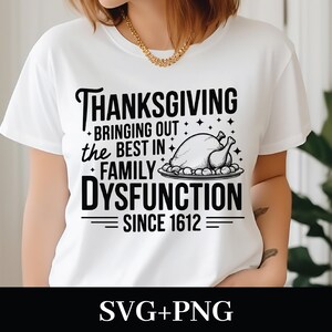 Family Thanksgiving Svg Png, Family Dysfunction Png Svg, Family ...