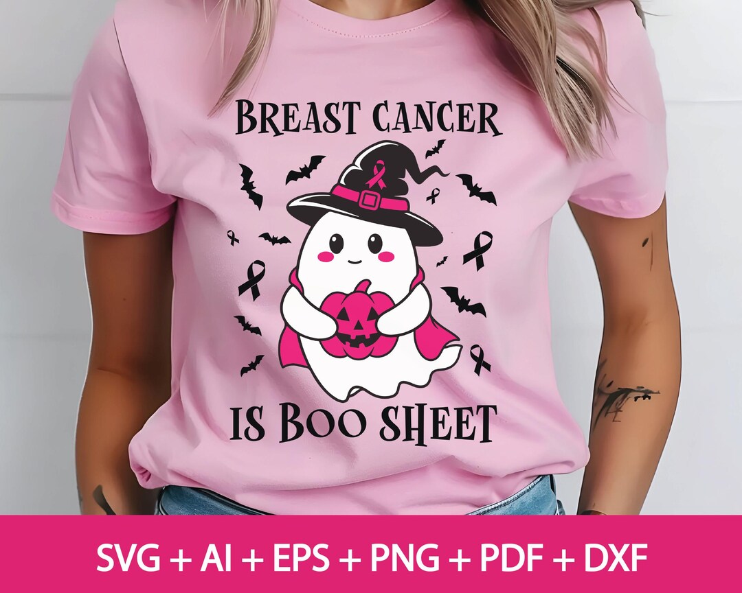 Breast Cancer is Boo Sheet Png Svg, Breast Cancer Awareness Svg, Cute ...