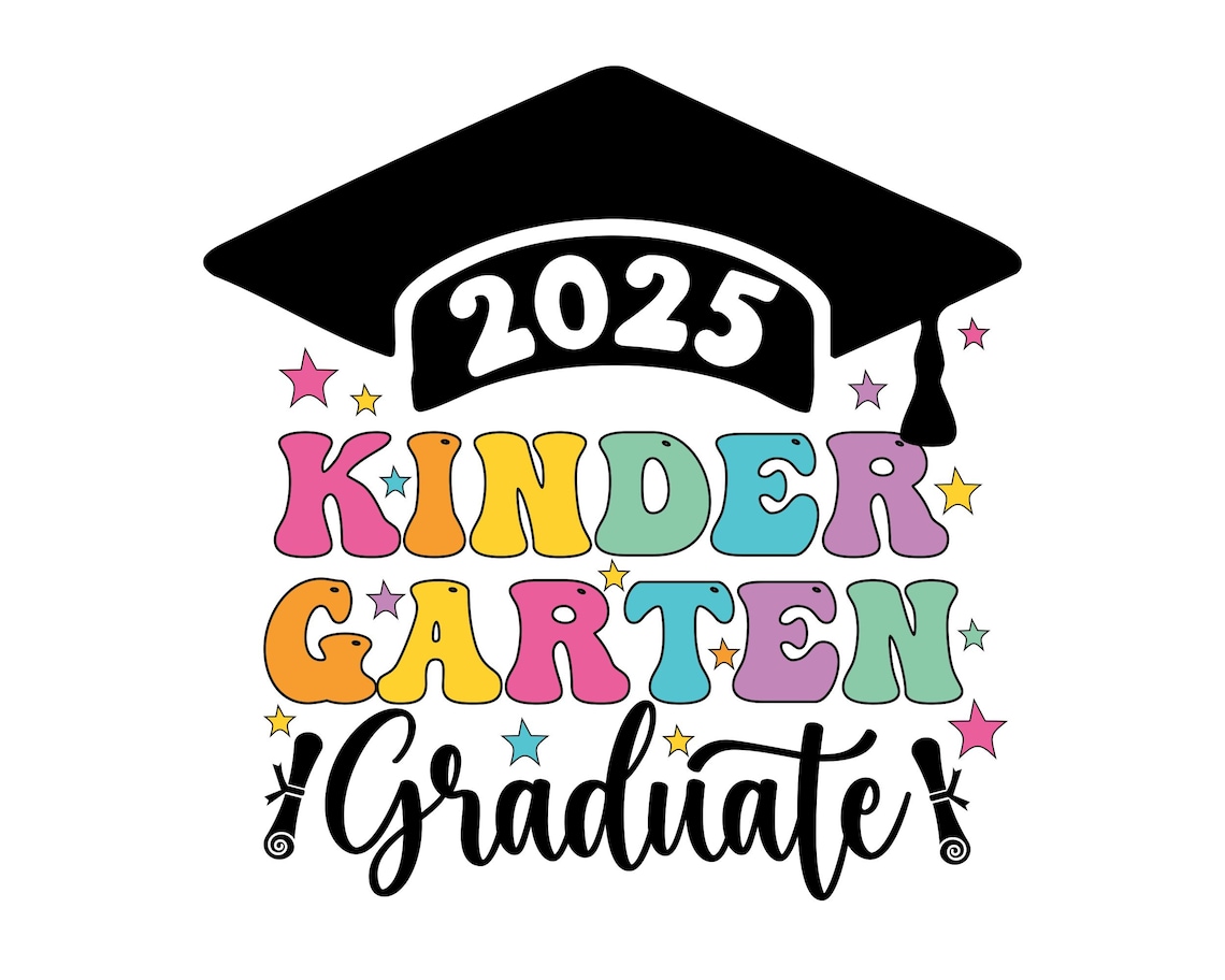 2025 Kindergarten Graduate Svg Png, Kindergarten Grad Svg Png, K ...