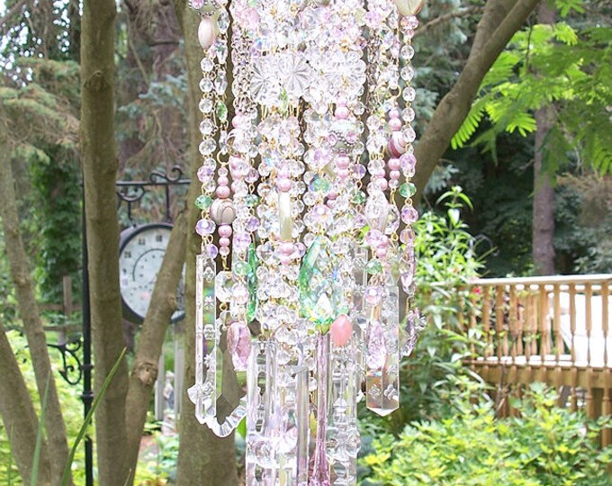Secret Garden Antique Crystal Wind Chime - Etsy