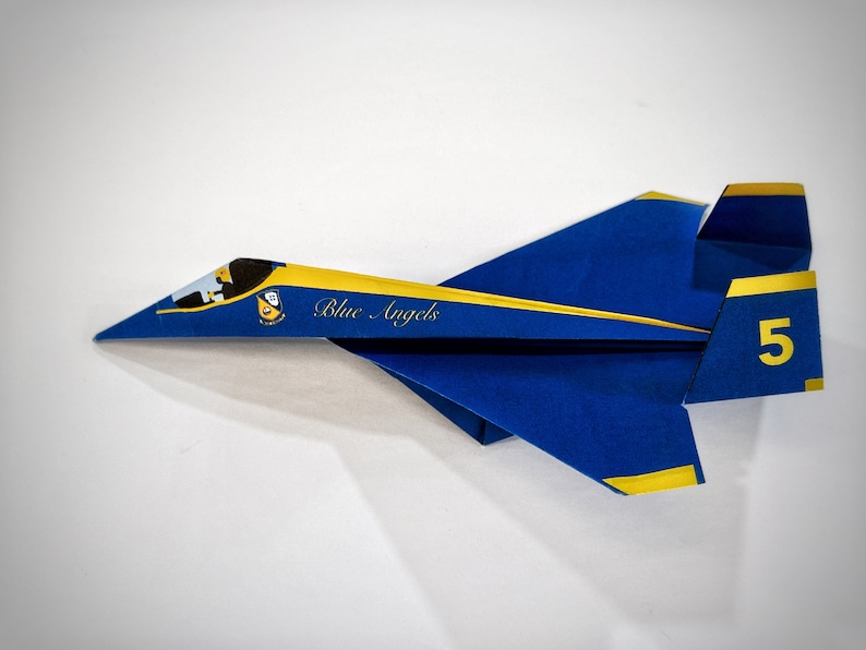 Print & Fold Paper Airplane — US Navy - Blue Angels - SU-57 - Etsy