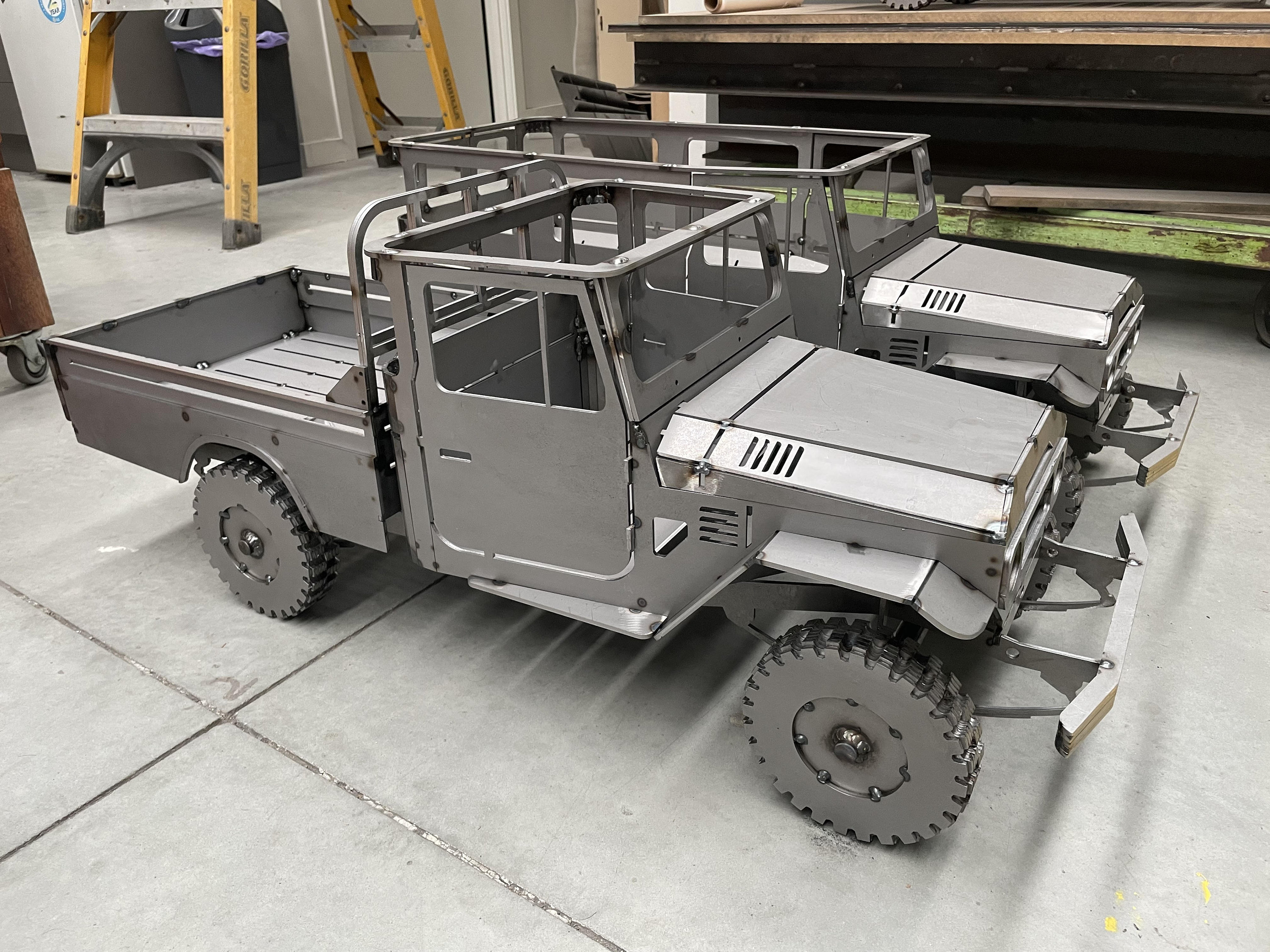 Landcruiser Ute FJ45 HJ47 Firepit Sculpture Digital Files. DXF and PDF ...