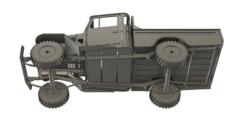 Landcruiser Ute FJ45 HJ47 Firepit Sculpture Digital Files. DXF and PDF ...