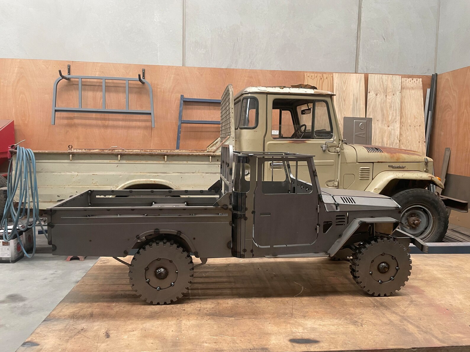Landcruiser Ute FJ45 HJ47 Firepit Sculpture Digital Files. DXF and PDF ...