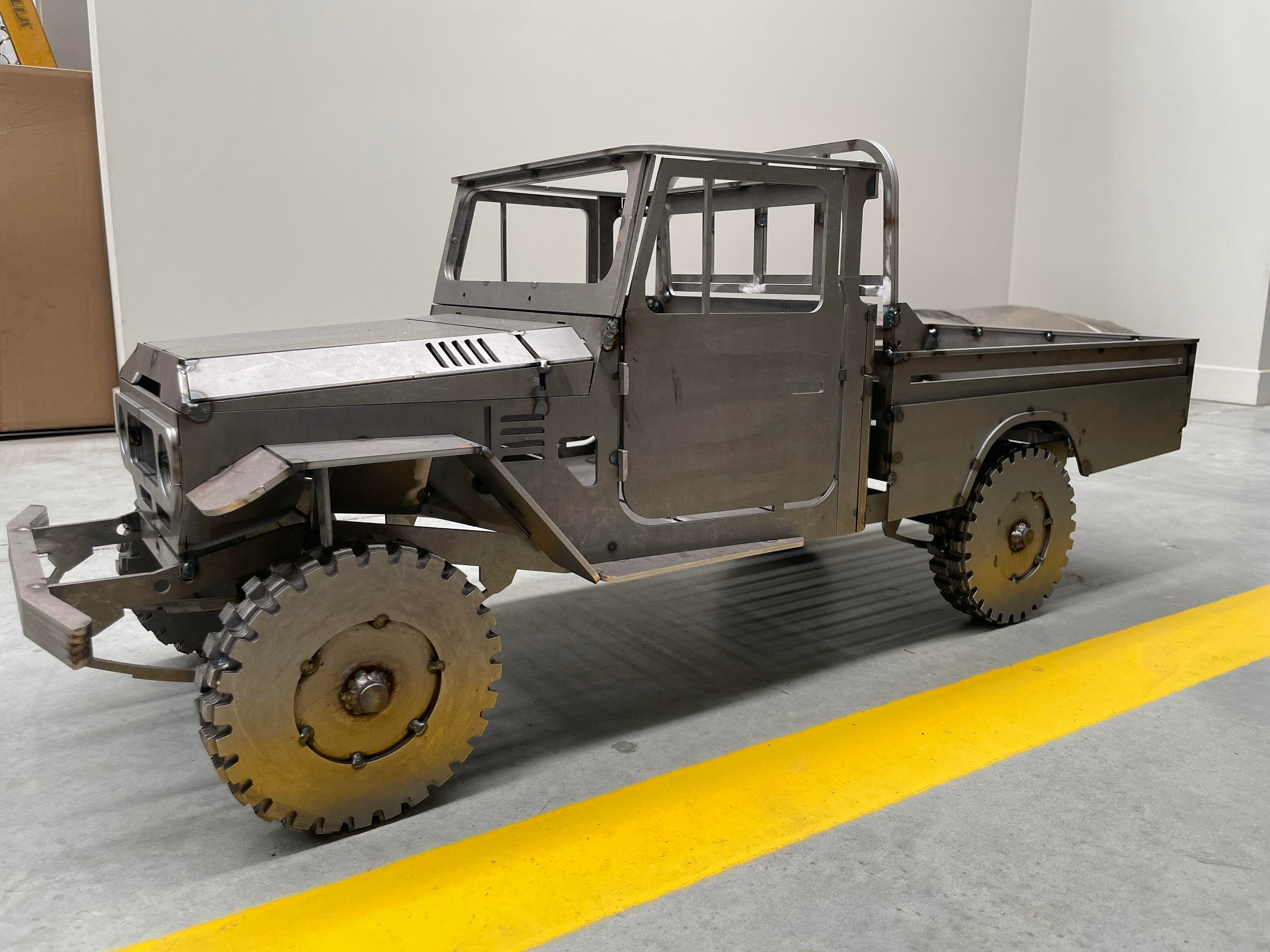 Landcruiser Ute FJ45 HJ47 Firepit Sculpture Digital Files. DXF and PDF ...