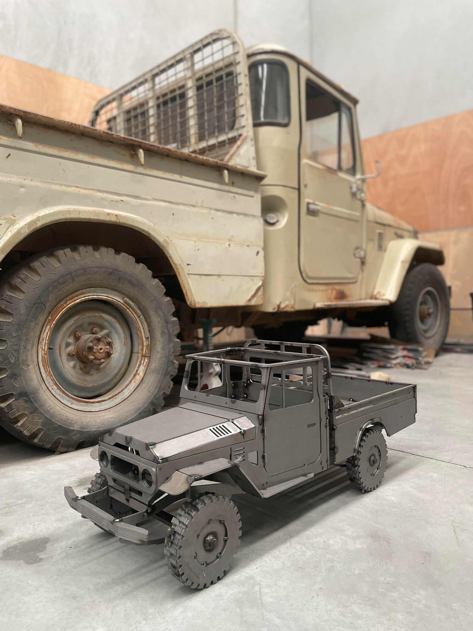 Landcruiser Ute FJ45 HJ47 Firepit Sculpture Digital Files. DXF and PDF ...