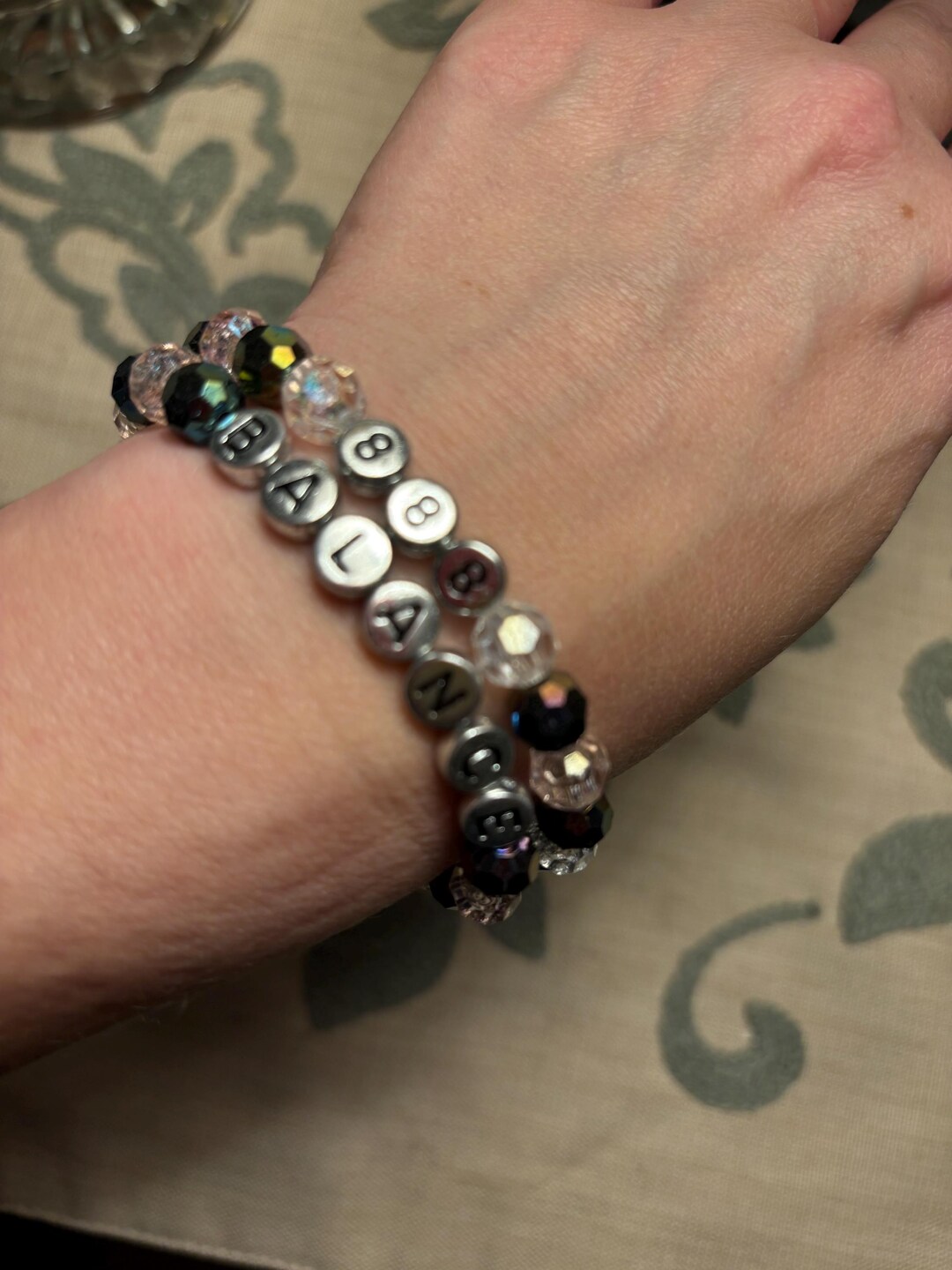 888 Balance Bracelet Set - Angel Numbers - Etsy