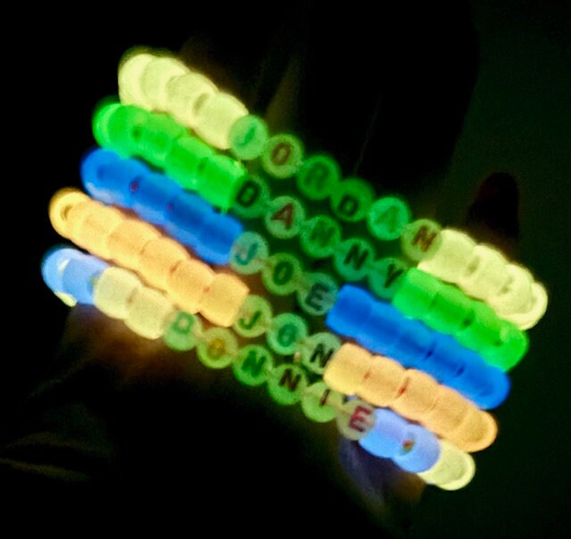 NKOTB, NEON, Glow in the Dark, Magic Summer - 8 Dollars per Bracelet ...