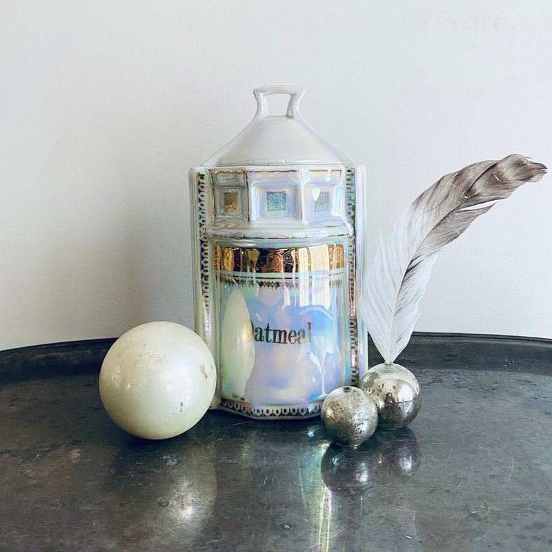 Lusterware Jar - Etsy