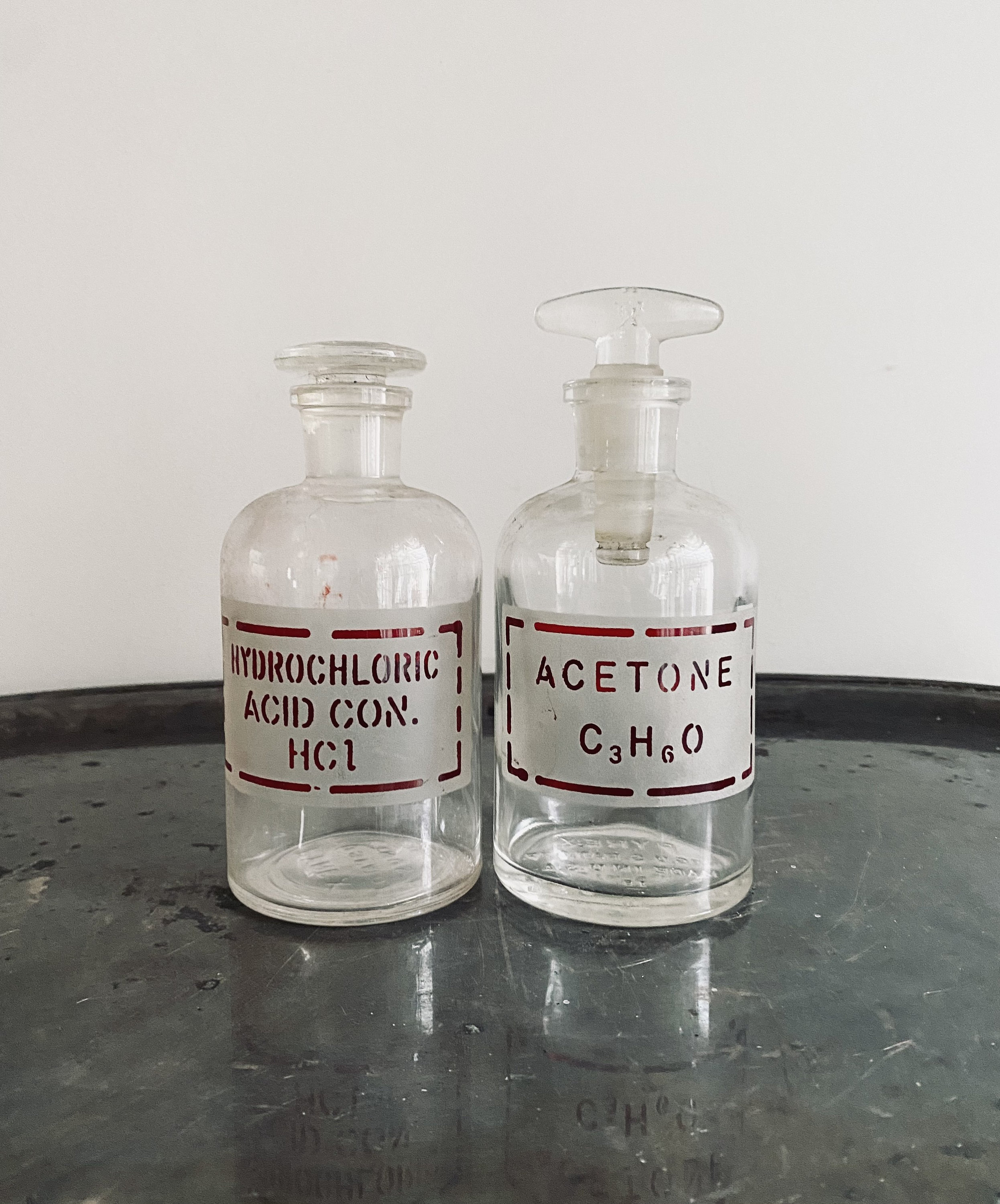 Hydrochloric Acid Bottle