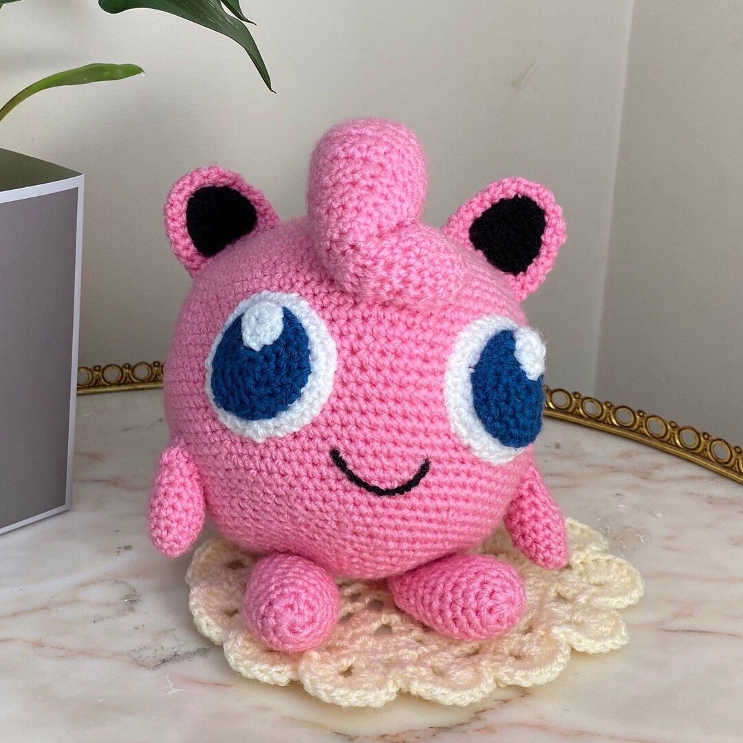 Jigglypuff Inspired Handmade Crochet Plushie - Etsy