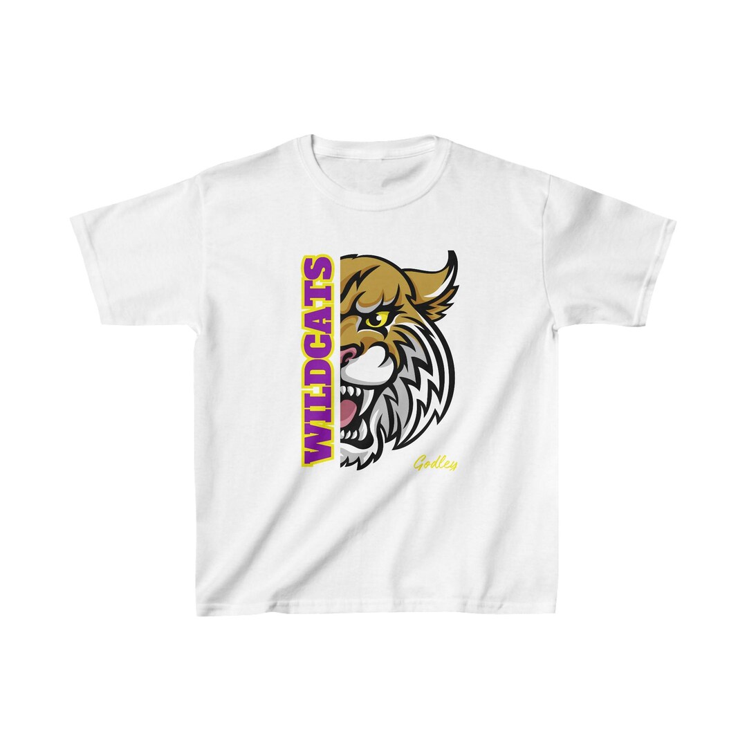 Godley Half Wildcat - Kids Heavy Cotton™ Tee - Etsy