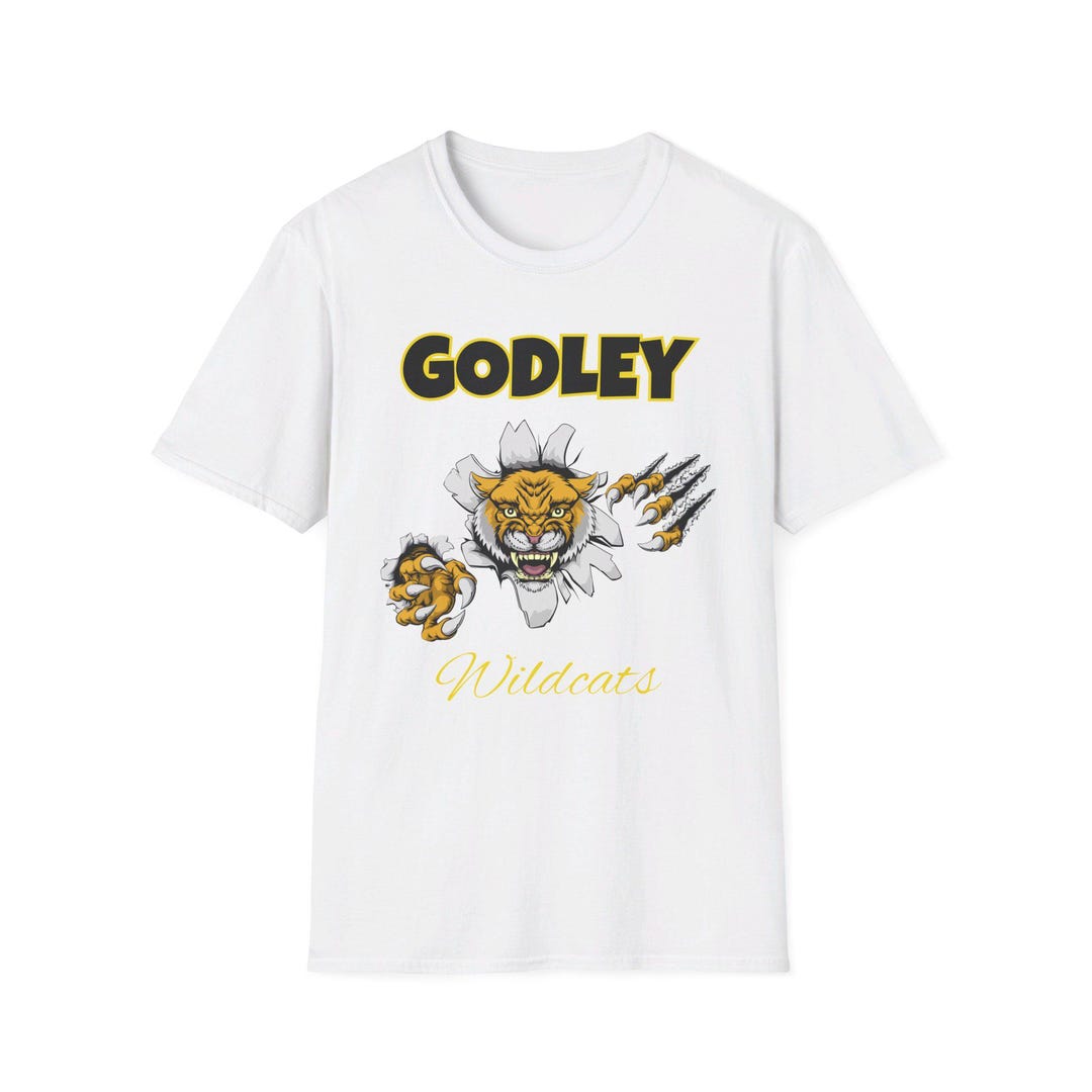 Godley Wildcat Rip Yellow - Unisex Softstyle T-shirt - Etsy