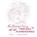 Flamingo Lovers Personal Planner Bundle, 50 Pages, Day, Week, Month ...