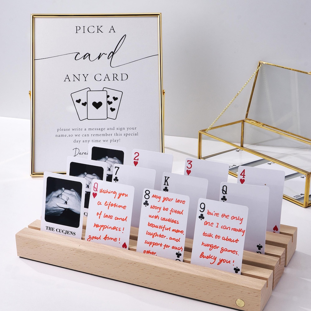 Wedding Playing Card Guest Book, Wedding Guest Book Alternatives ...