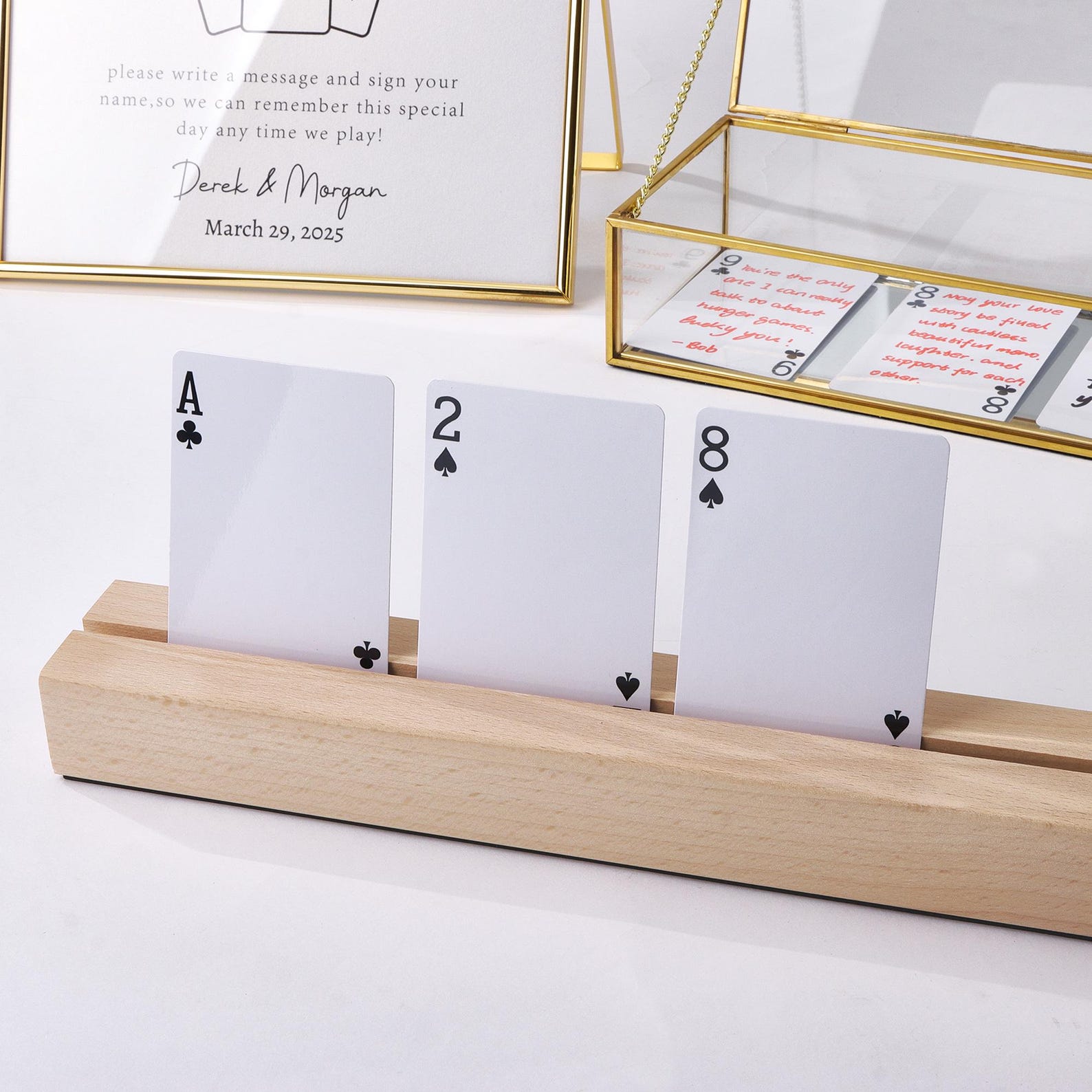 Custom Guest Book Playing Cards, Blank Playing Cards, Wedding Guest ...