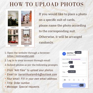 Custom Deck of Cards, Personalized Photo Playing Cards With Box, Unique ...