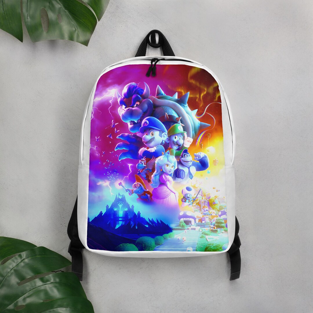 TRIPPY Mario Bros Minimalist Backpack / Gamer Back to School / Nintendo ...