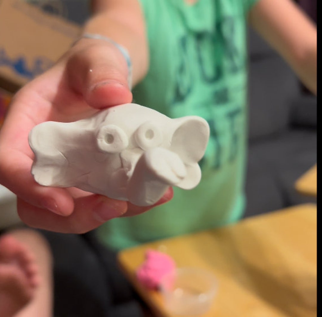 Kid Sculpted Kid Created Clay Figurines - Etsy