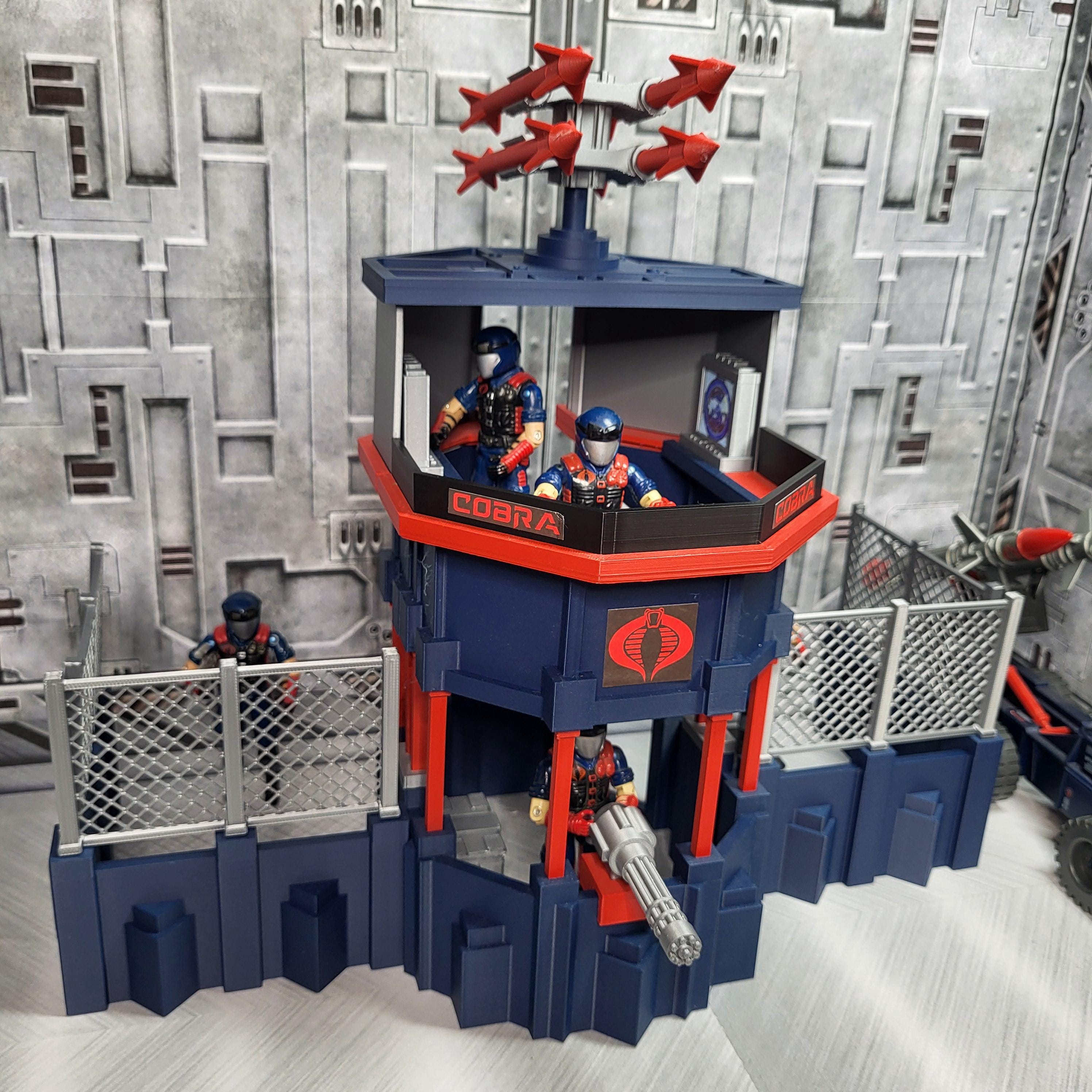 3D ARAH Outpost " Omega " Playset Model Kit Diorama Headquarters Bunker ...