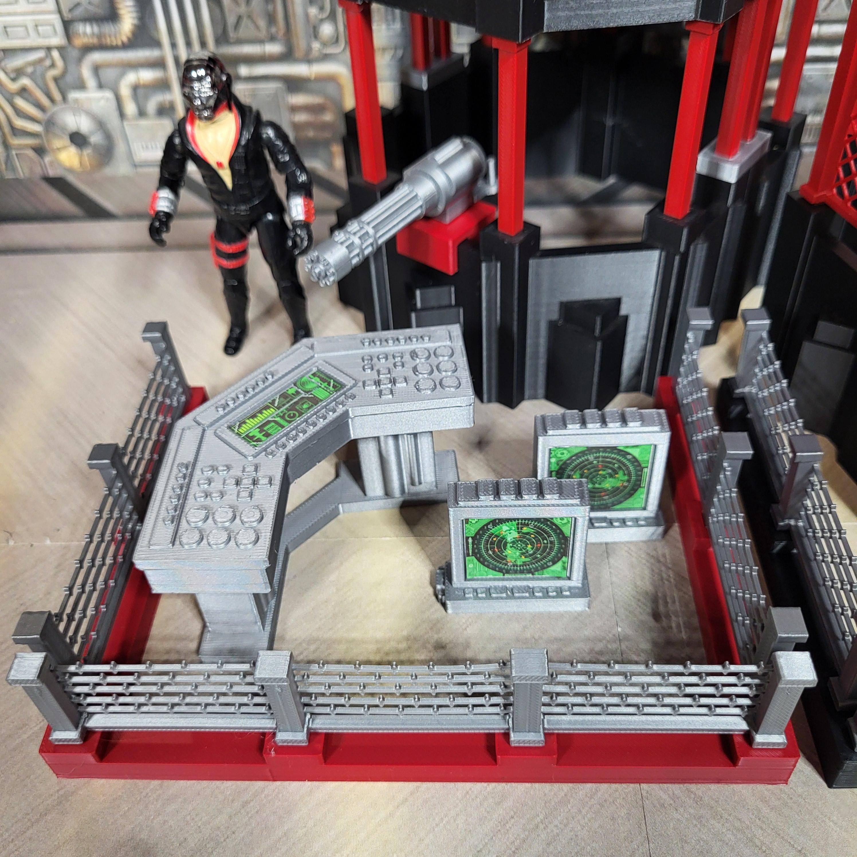 3D ARAH Outpost " Omega " Playset Model Kit Diorama Headquarters Bunker ...