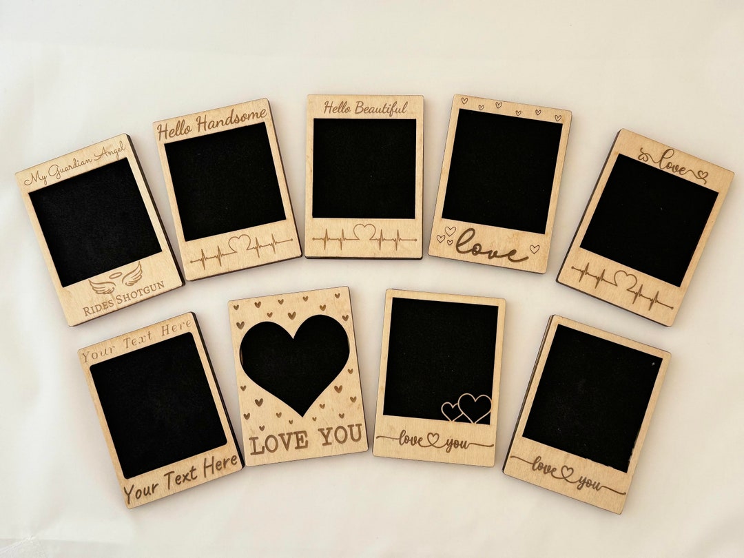 Mini Photo Frame – for Car or Fridge. Personalized Keepsake - Etsy