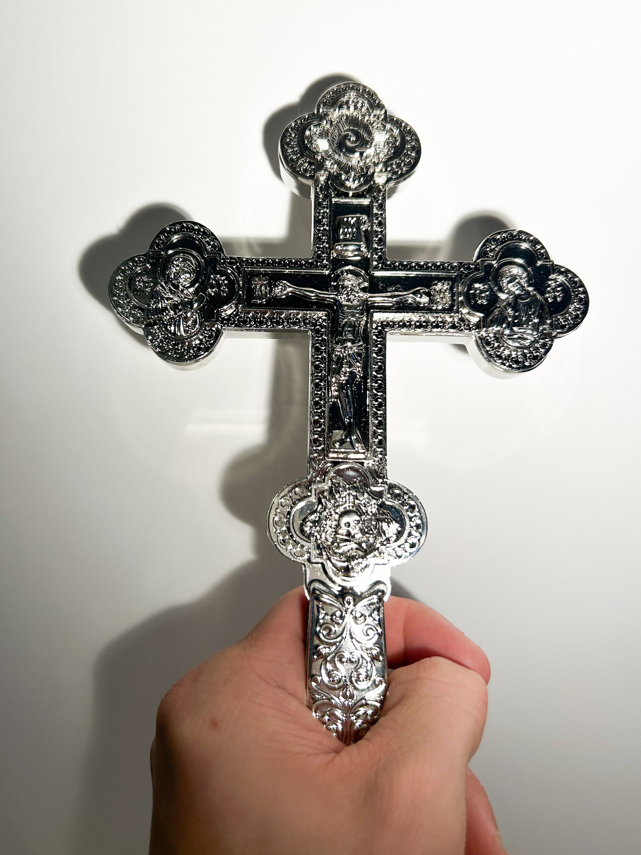 Orthodox Cross, Decor, Silver - Etsy