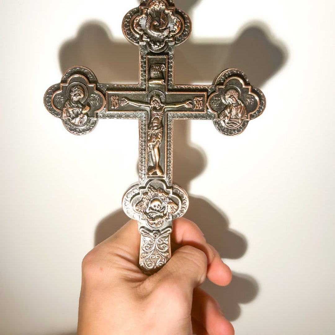 Orthodox Cross, Decor, Copper - Etsy