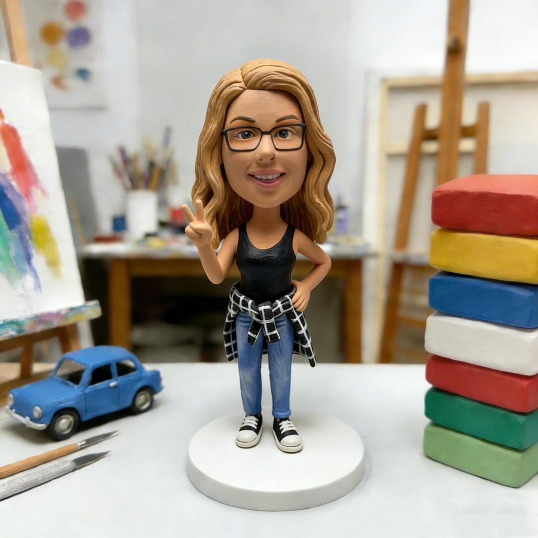 Custom Bobblehead From Photo Personalized Figurine Anniversary Edition ...