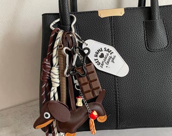 Trending Rope Bag Charms,stylish Bag Charm,y2k Rope Purese Charm Bag ...