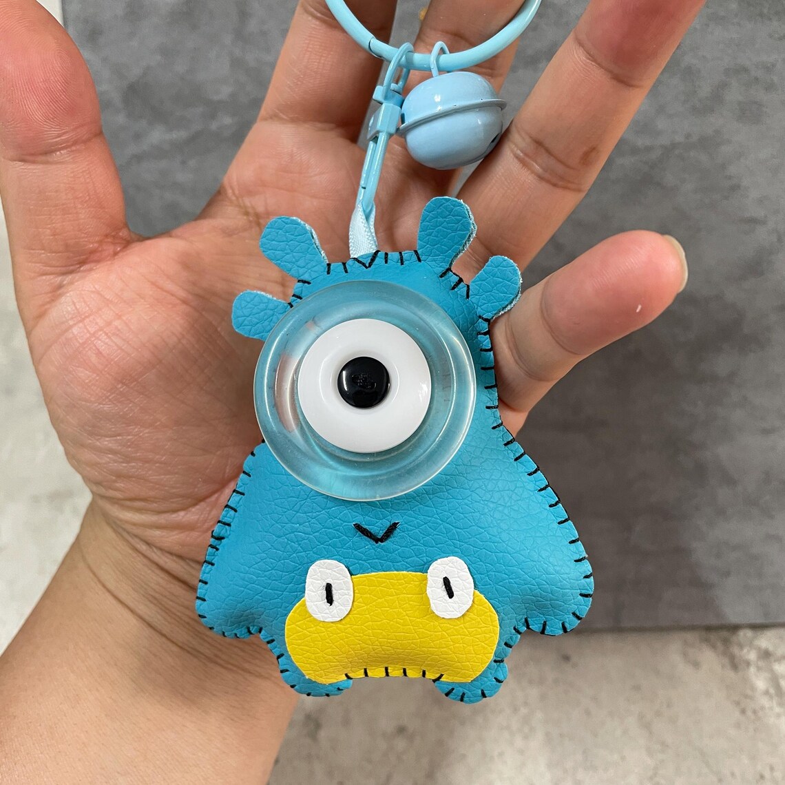 Leather Handmade Weird Creatures Charms-cute Keychain,bag Charm ...