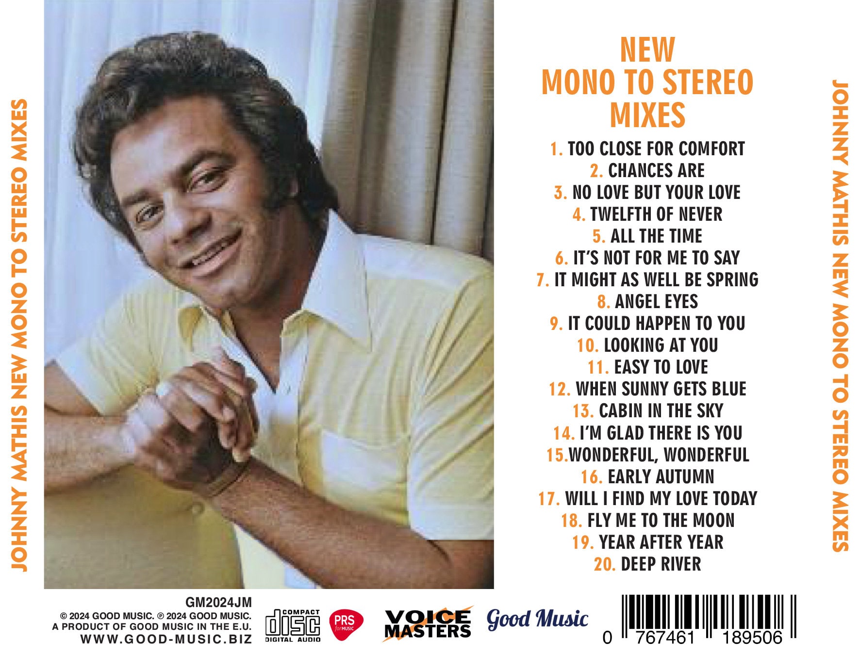 Johnny Mathis New Mono to Stereo Mixes (2024) - Etsy