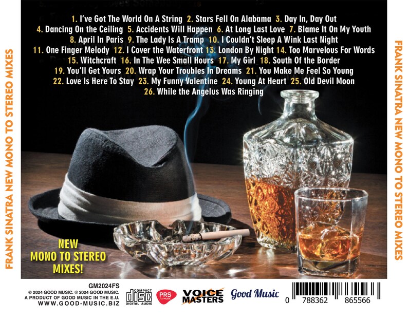 Frank Sinatra New Mono to Stereo Mixes (2024) - Etsy