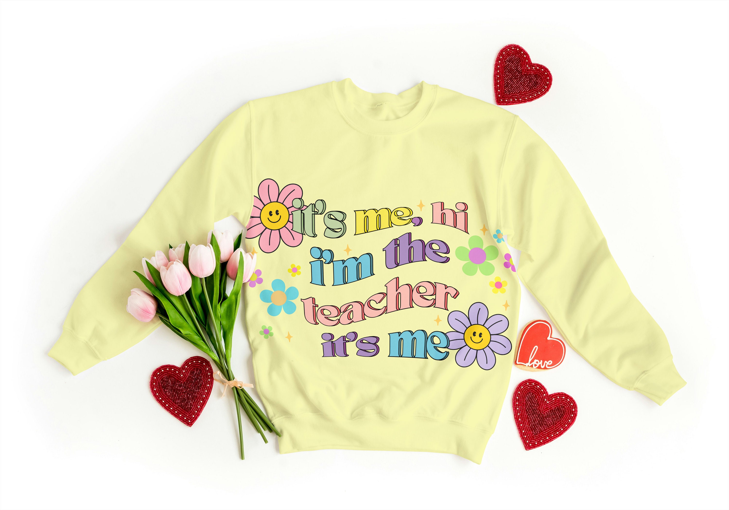Hi Teacher PNG, It's Me Teacher PNG, I Am the Teacher Png, Teacher Gift ...